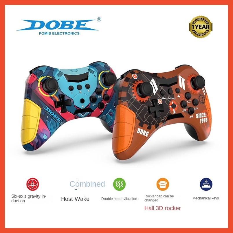 DOBE Multi-Platform Controller | for Nintendo Switch/PS3/PC/Android/iOS Hall Effect Joystick ...