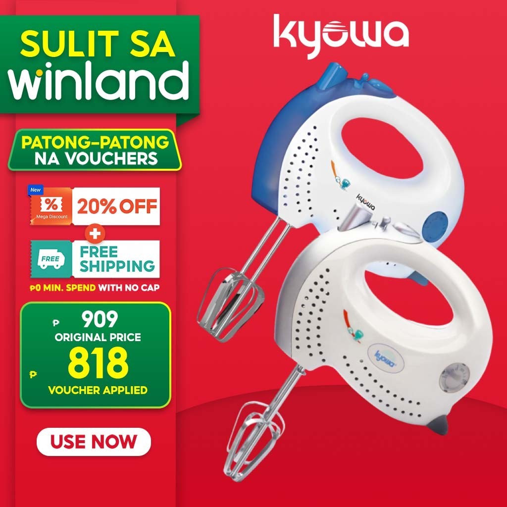 Kyowa by Winland Hand Mixer 5 Speed Setting with Turbo Control KW-4404 ...