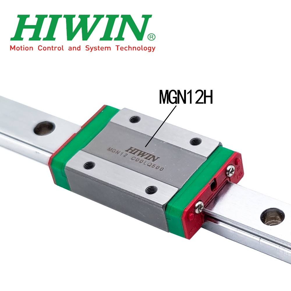 HIWIH Original Genuine MGN12H MGN12 Slide Block With 350mm Linear Guide Rail Micro Motion For 3D ...