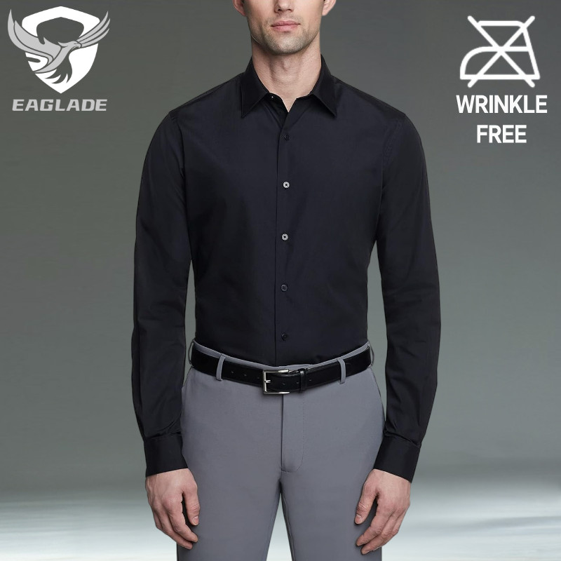 EAGLADE Men's Long Sleeve Golf Formal Casual Shirt for Men Man ...