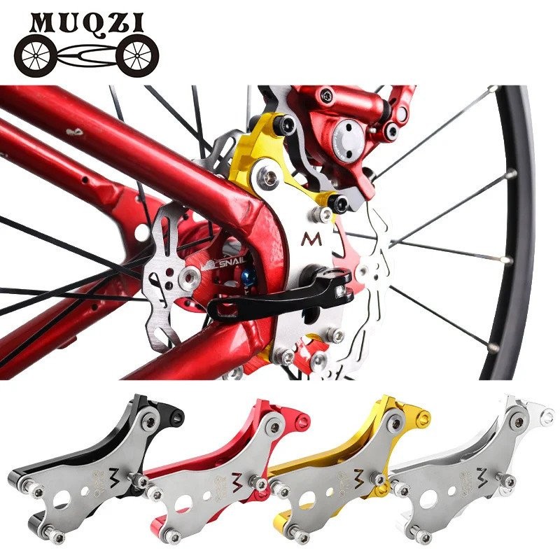 MUQZI Disc Brake Adapter Road Bike V Brake To Disc Brake Mount Holder Bicycle Brake Converter ...
