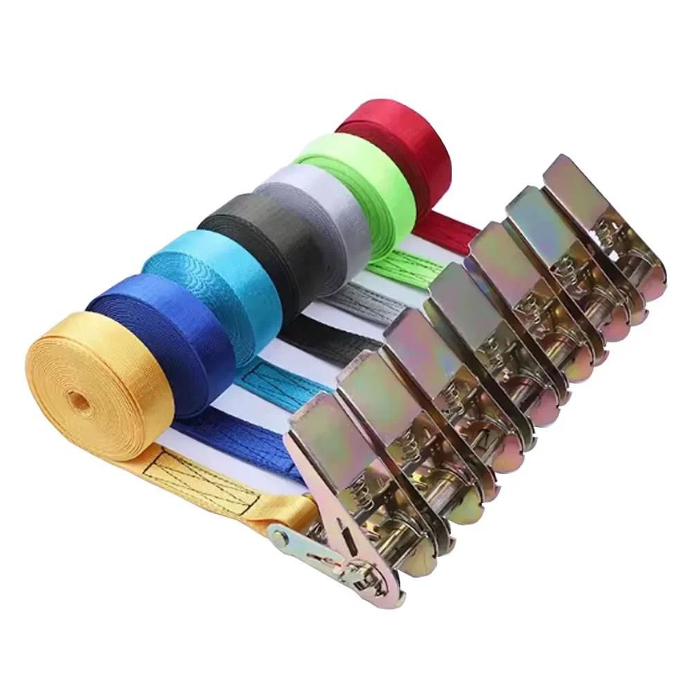 4 Meter Car Motorcycle Cargo Strap Tension Rope Tie Down Strap Strong ...