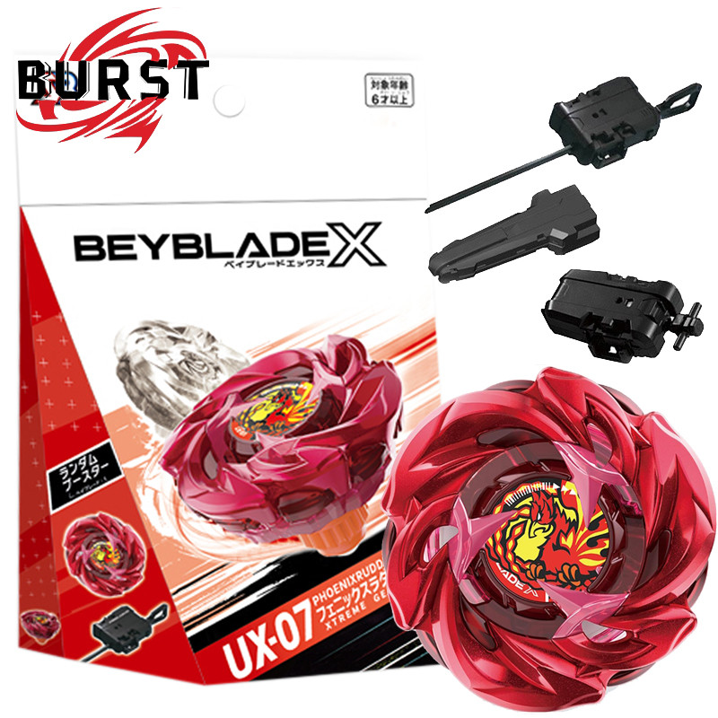 Beyblade X UX-07 Phoenix Rudder with Launcher Grip Set for Beyblade ...