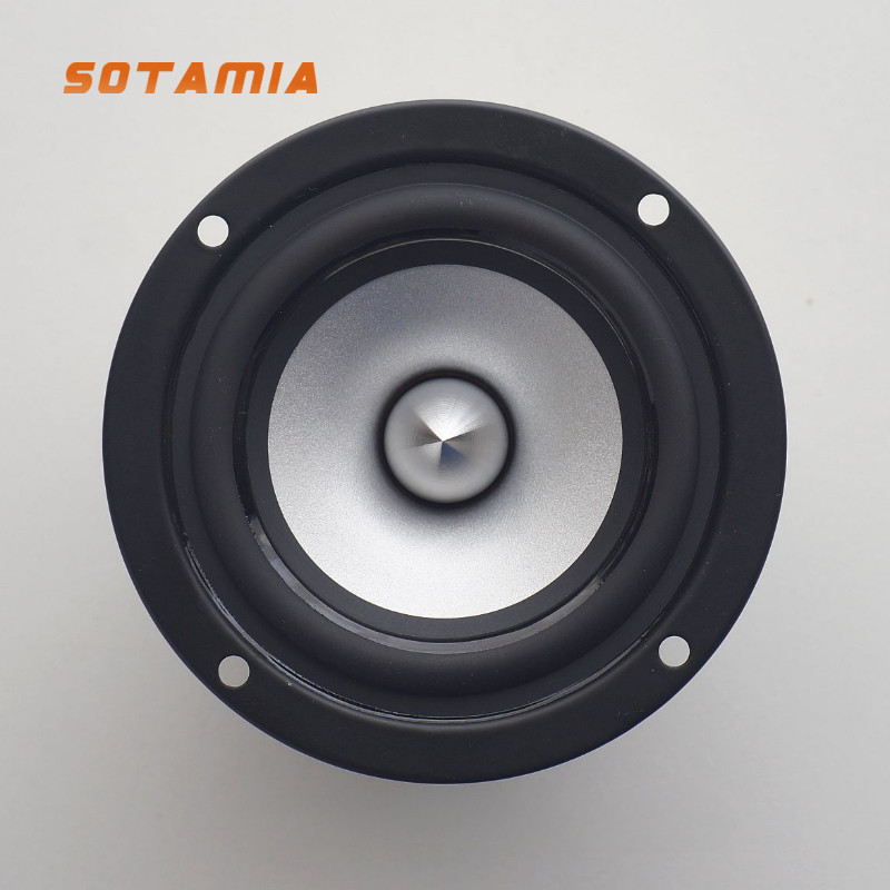 SOTAMIA 1Pcs 3 Inch Full Range Speaker 8 Ohm 25W HIFI Bookshelf Speaker Sound Music DIY 2.1 ...