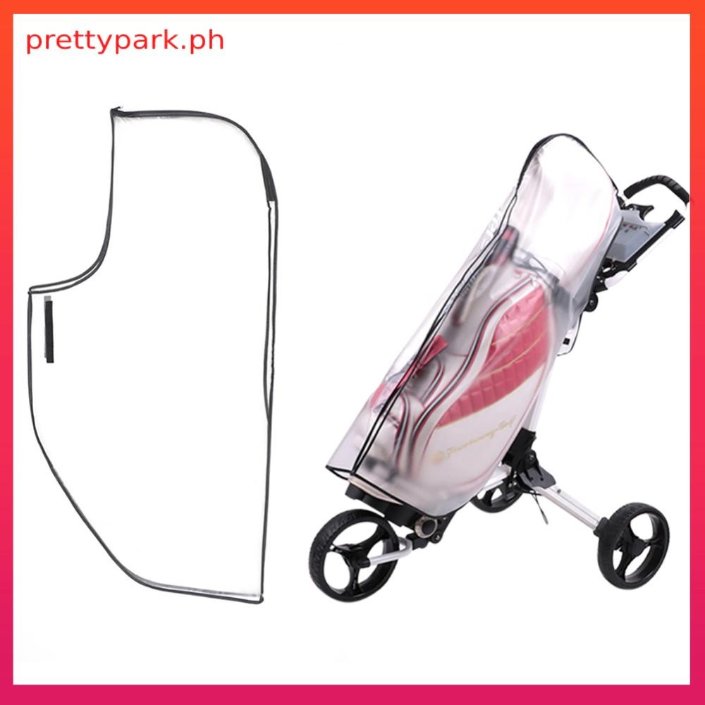 PVC Golf Bag Waterproof Cover with Zipper Rain Hood for Golf Bags Push ...