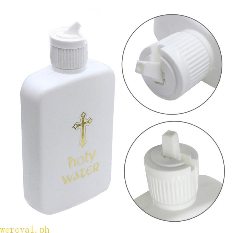 weroyal 1 5pcs Holy Water Bottle Religion Cross Holy Water Bottles ...
