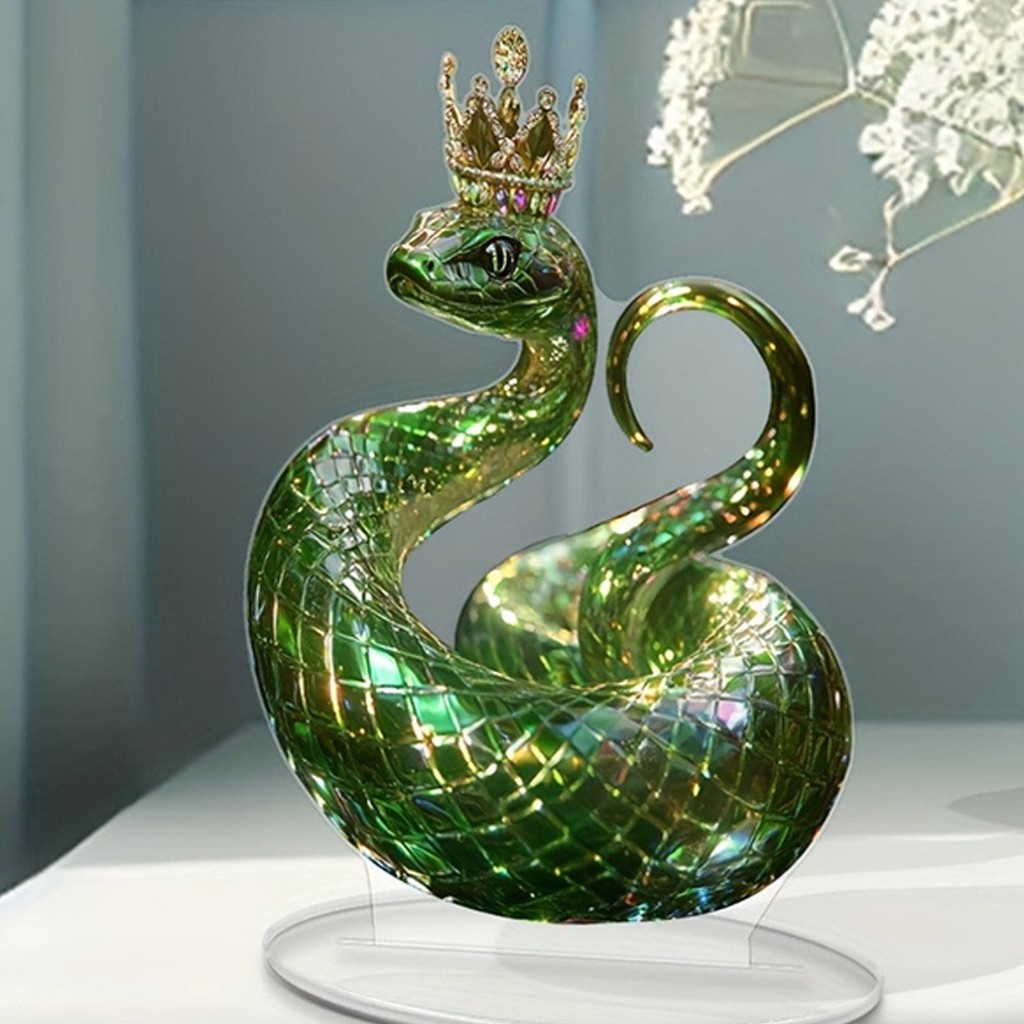 Chinese New Year Snake Figurine Traditional Chinese Acrylic Snake ...