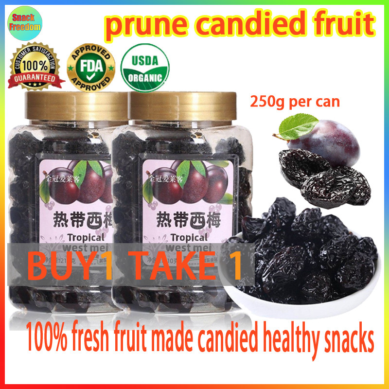 [BUY 1 TAKE 1 ]250g Prunes Sugar Free Dry Prune Gok Sweet Sour Healthy ...