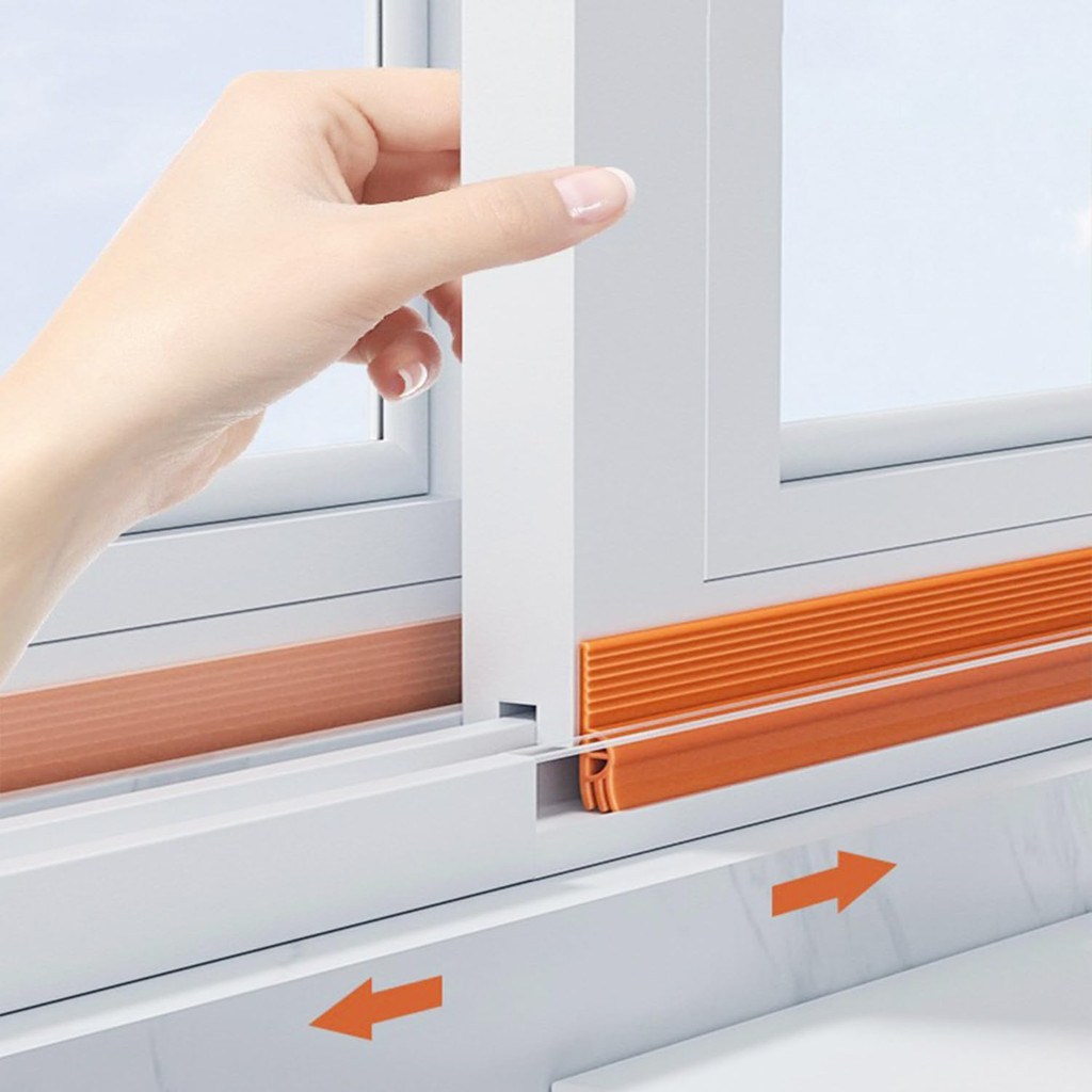 2M TPE Sliding Window Seal Strip Self Adhesive Triple Sound Insulation ...