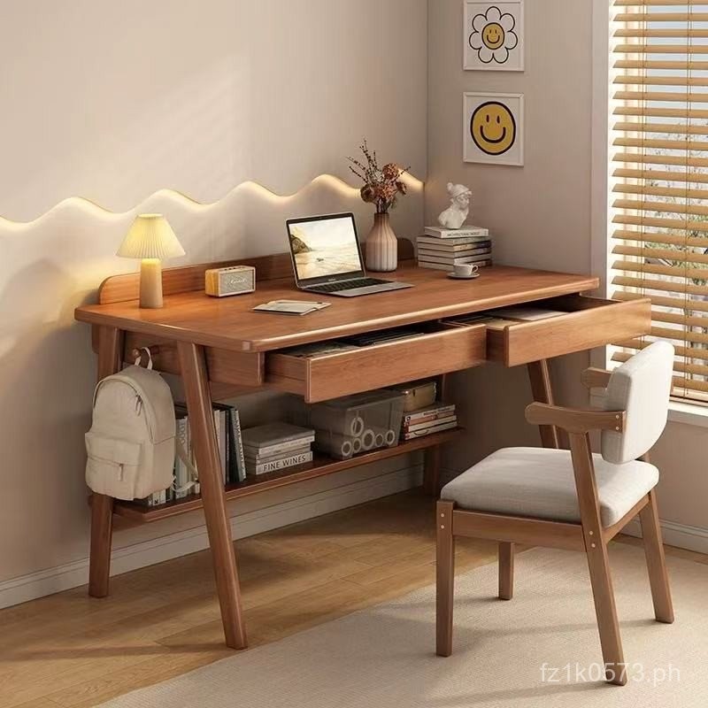 Solid Wood Desk for Primary and Secondary School Students, Home Study ...