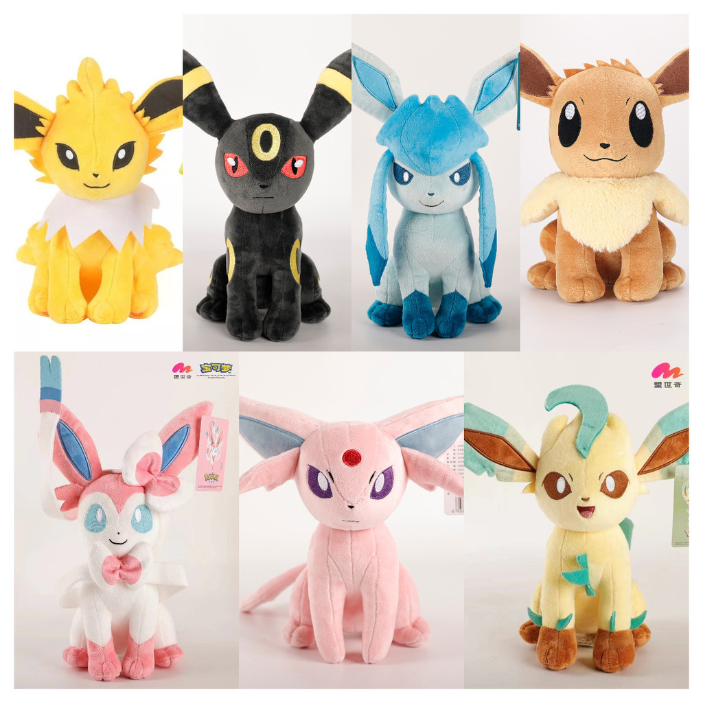 Pokemon Plush Toys – Sylveon, Espeon, Umbreon, Pikachu Soft Stuffed ...