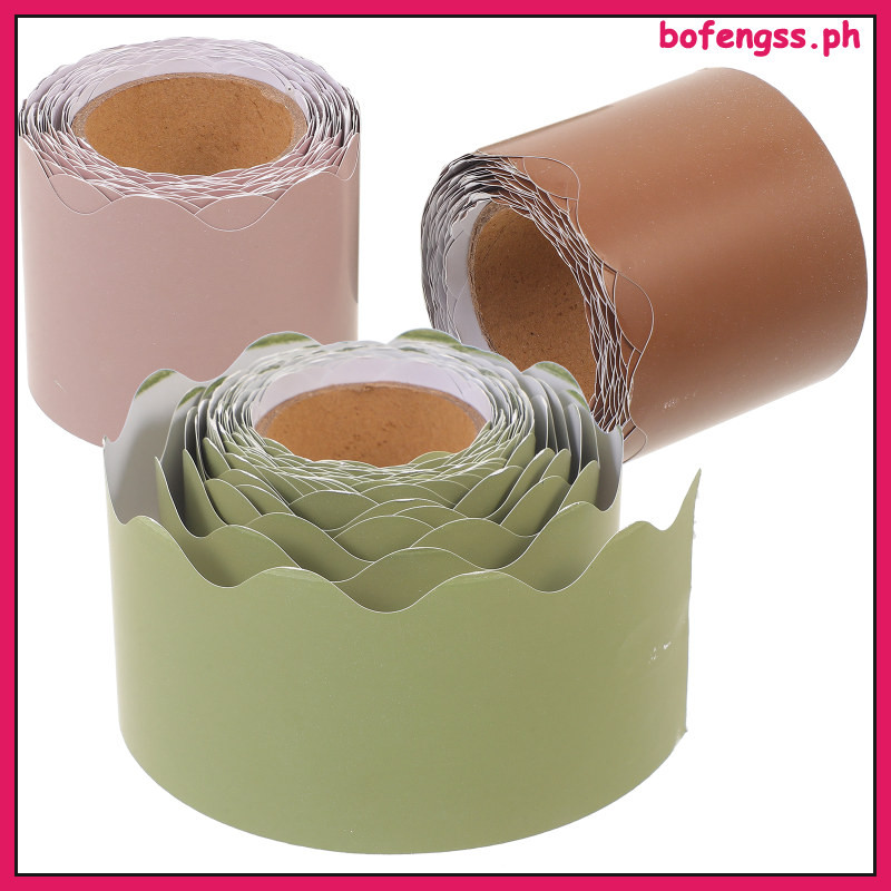 Colorful Classroom Border Fan-shaped Bulletin Board 3 Rolls Cutouts ...