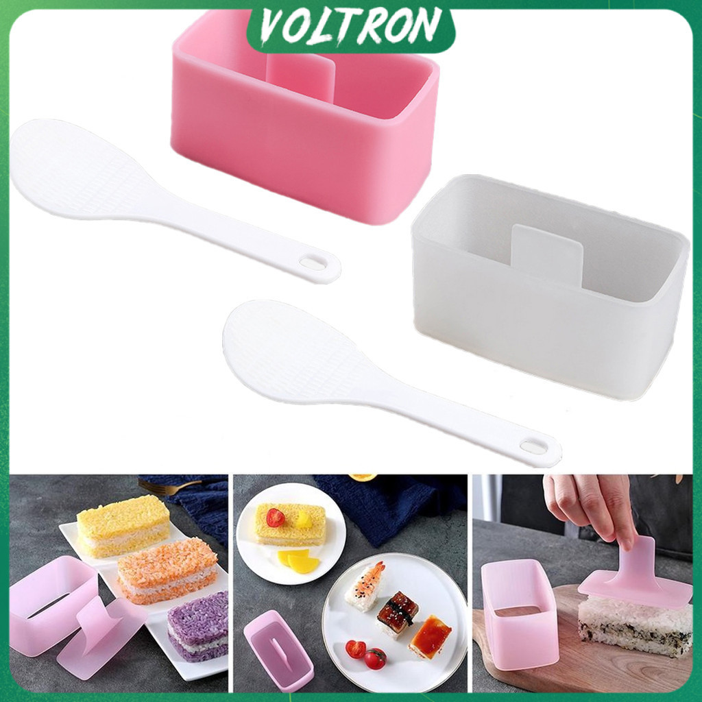 Mosaic DIY Sushi Mold Musubi Maker Onigiri Mold Box Square Shape Kids ...