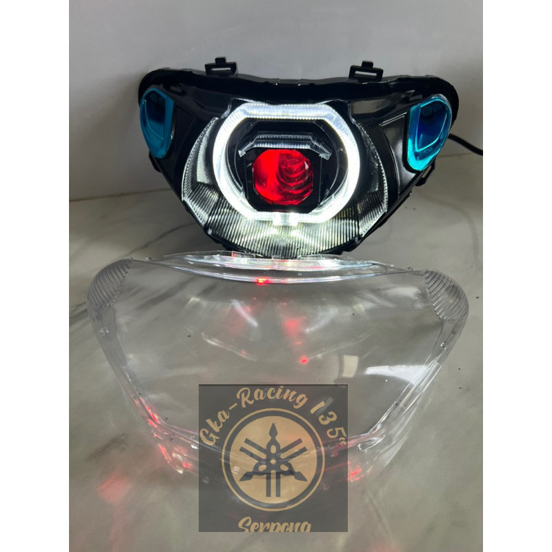 New mio smile billed biled MATRIX X1 headlights | Shopee Philippines