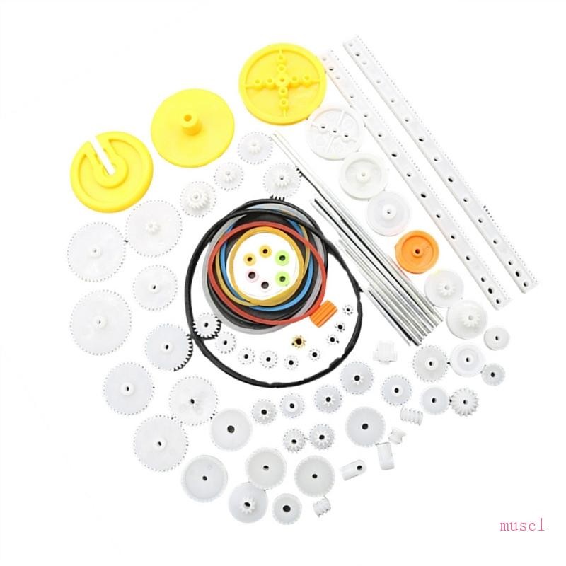 musc 82Pcs Plastic Gear Package Kits DIY Gear Assortment Accessories ...