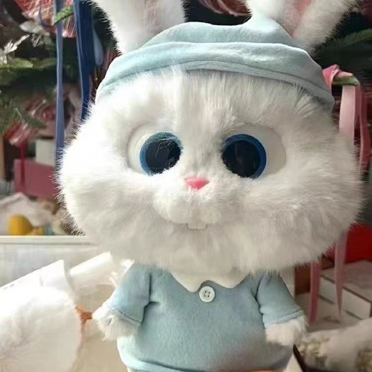 Exceed Cute Snowball Rabbit Boss Plush Doll 35cm Secret Life Pets in ...