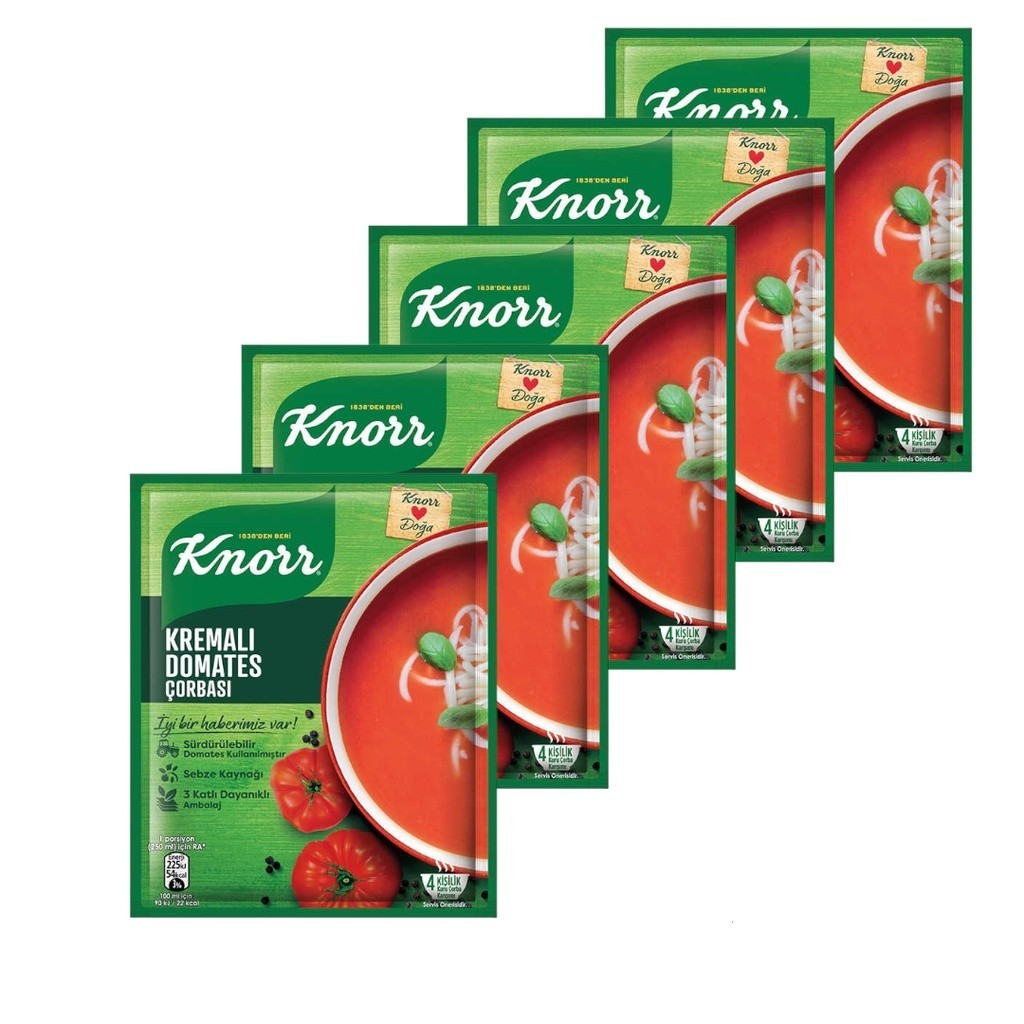 Buy 4 Get 1 FREE Knorr Cream of Tomato Soup Mix - Mediterranean Soup Series Instant Powder Mix ...