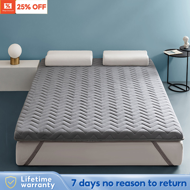 【COD】Mattress High Elastic Memory Foam Single/Double/Queen/King Size ...