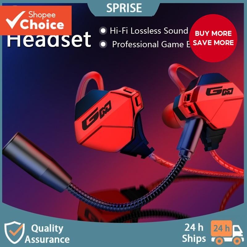 SPRISE G10 Premium Earphone Gaming With Dual Microphone Cool Stylish ...
