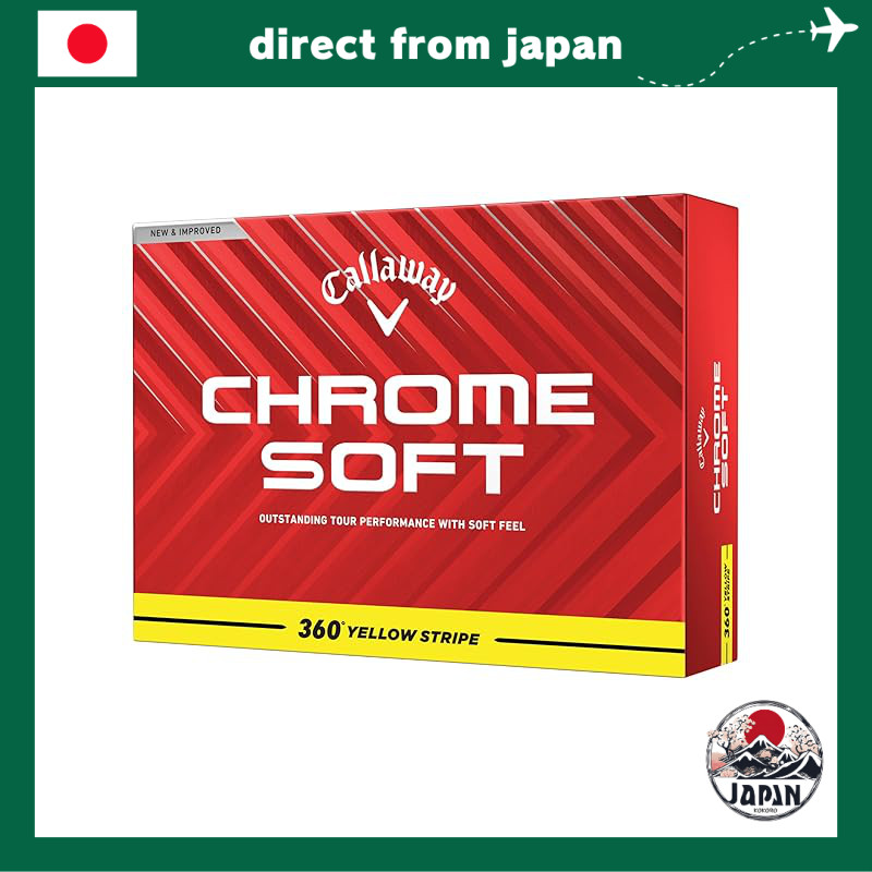 Callaway Chrome Soft Golf Balls - 2024 Count (12 Pack) - 3-Piece ...