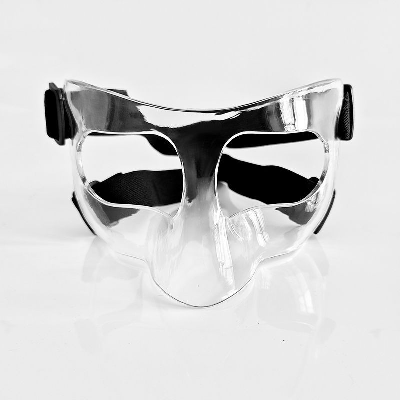Basket Basketball Mask Football Transparent Face Protection Nose ...