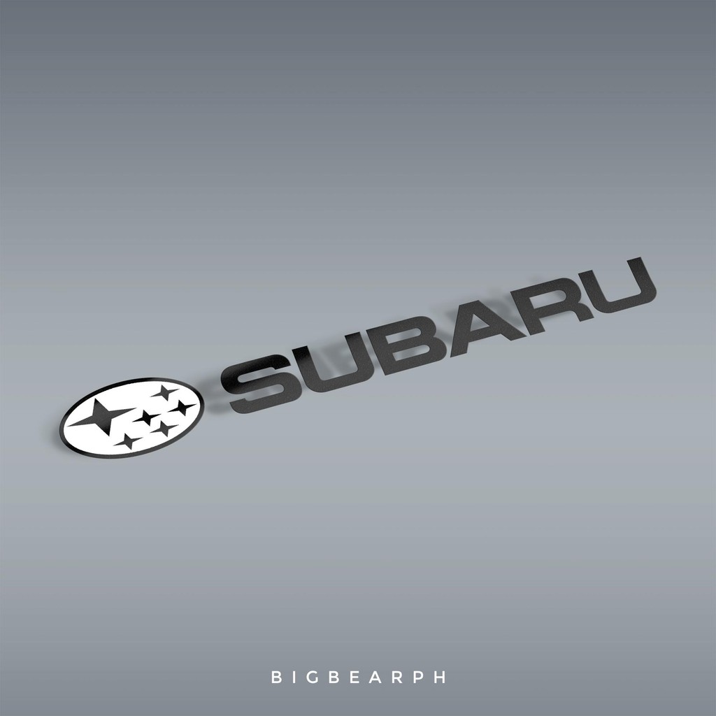 Subaru Logo Full Vinyl Sticker - Decorative | Shopee Philippines