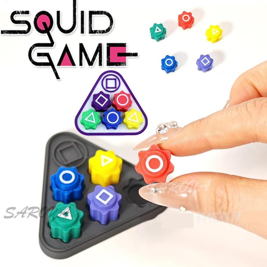 Squid Game 2 Gonggi Set 3D Printed Gonggi Stones Traditional Jack Stone ...