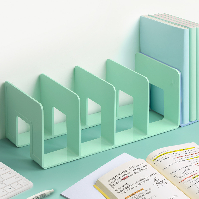 New products for 2025 Huajie Thickened 4-Grid Bookend Plastic Folder ...