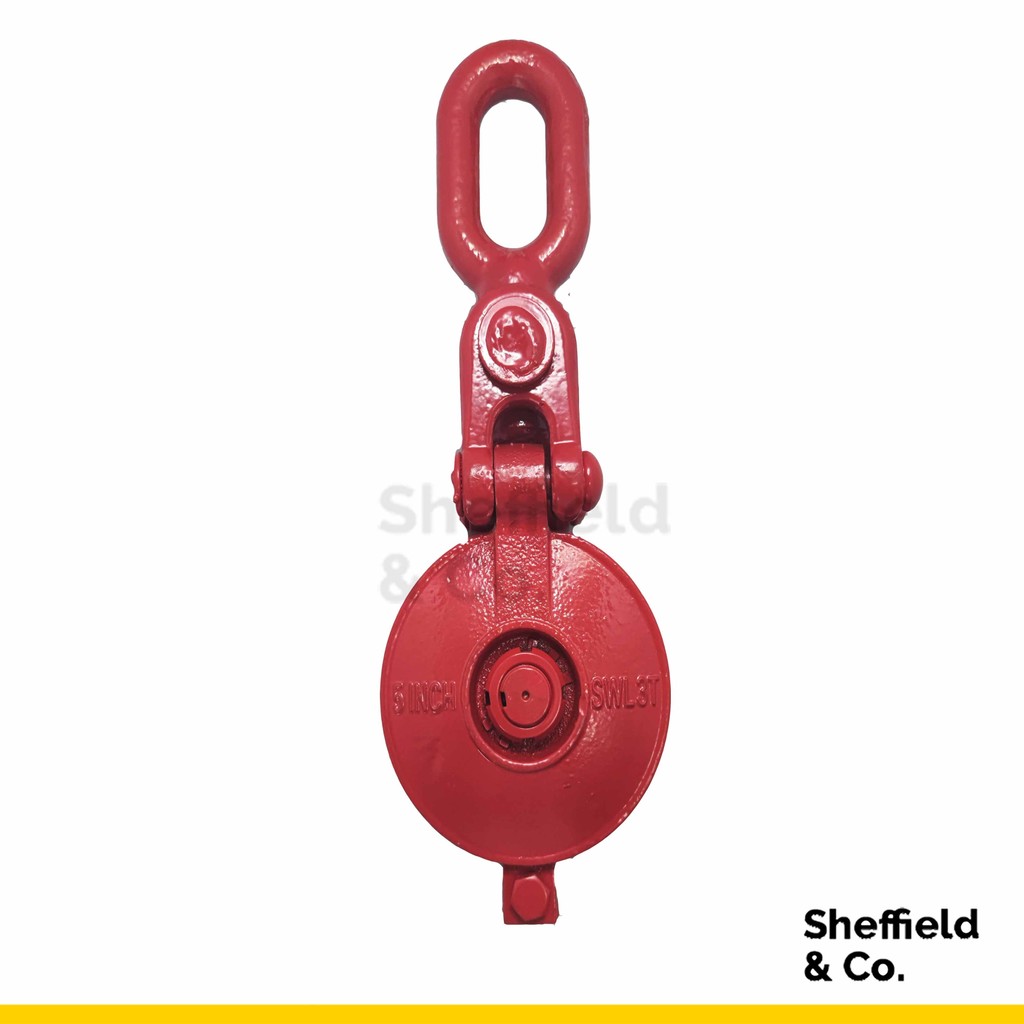 ODIN Steel Marine Snatch Guide Pulley Block, Oval Eye Type, Single ...