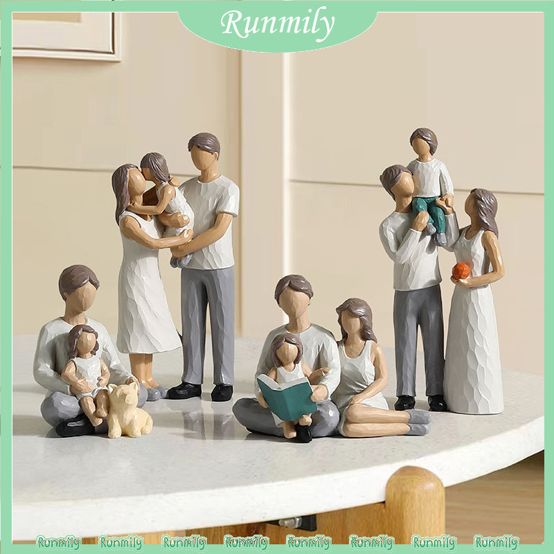 Nordic Parent-Child Desktop Ornament For Living Room TV Cabinet Office ...