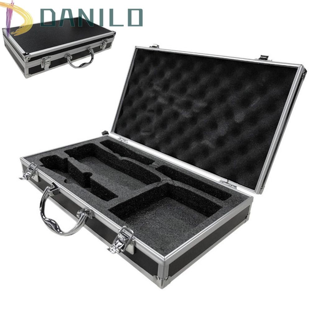 DANILO1 Microphone Carrying Case, Portable Hard Shell Karaoke Storage ...