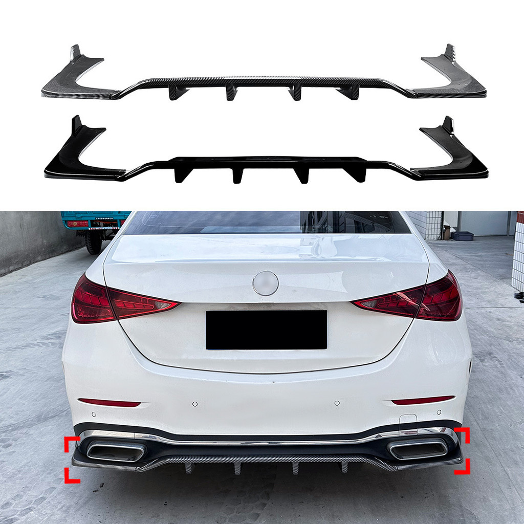 For Mercedes-Benz C-Class W206 2022+ C200 C43 AMG Rear Lip, Rear Lip ...