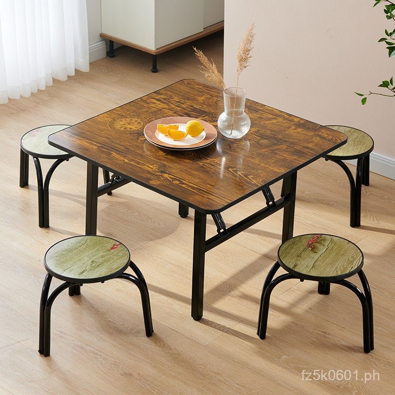 Writing YNG0Home Rental House Dining Square Dining Table Small Food ...