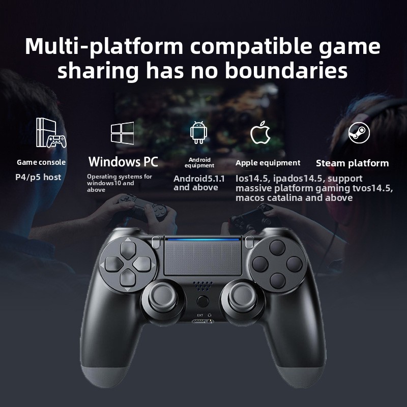 Game console Bluetooth game controller PS.4 controller vibration anim ...