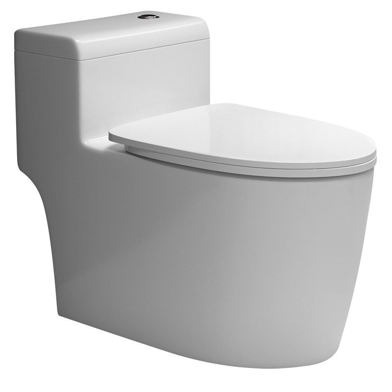 Anti-Clogging Silent Siphon Toilet Anti-Splash Water Super Swirl ...