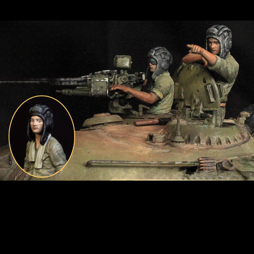 1/35 35th Nva TANK MEN, Resin Model figure Soldier, Military themes ...