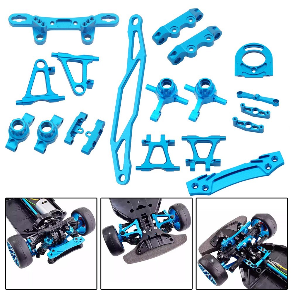 For TT02 RC Car Steering Knuckle Arms Set in Aluminum Alloy for Upgrades | Shopee Philippines