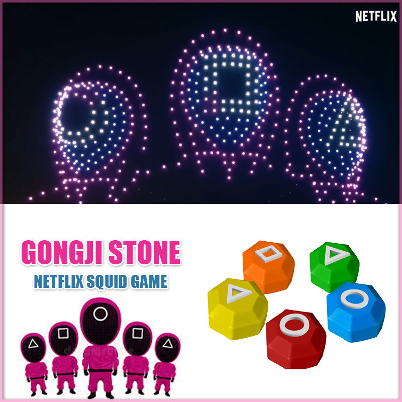Squid Game 2 Peripheral Korean Traditional Stone Catch Game Colorful ...