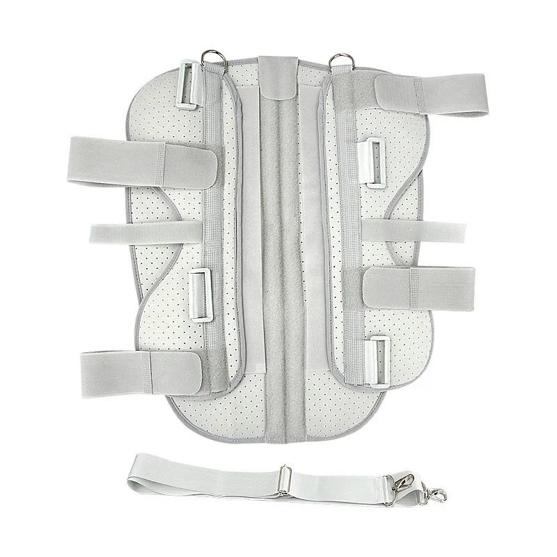 1Pcs 3-Panel Knee Immobilizer Full Leg Support Brace Aluminum Alloy Straight Knee Splint for ...