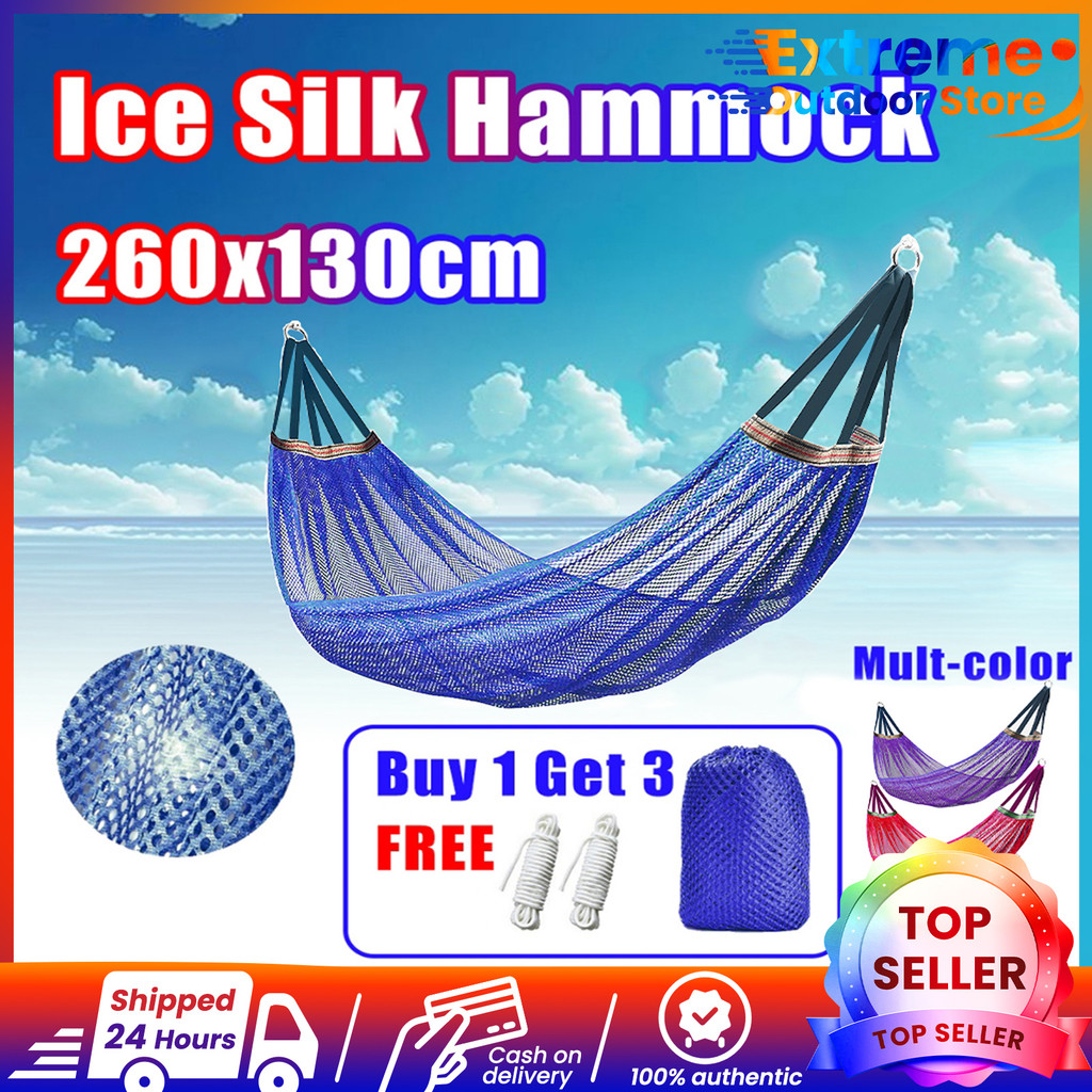 Duyan Travel Hammock with Storage Bag Duyan Ice silk Hammock Camping ...