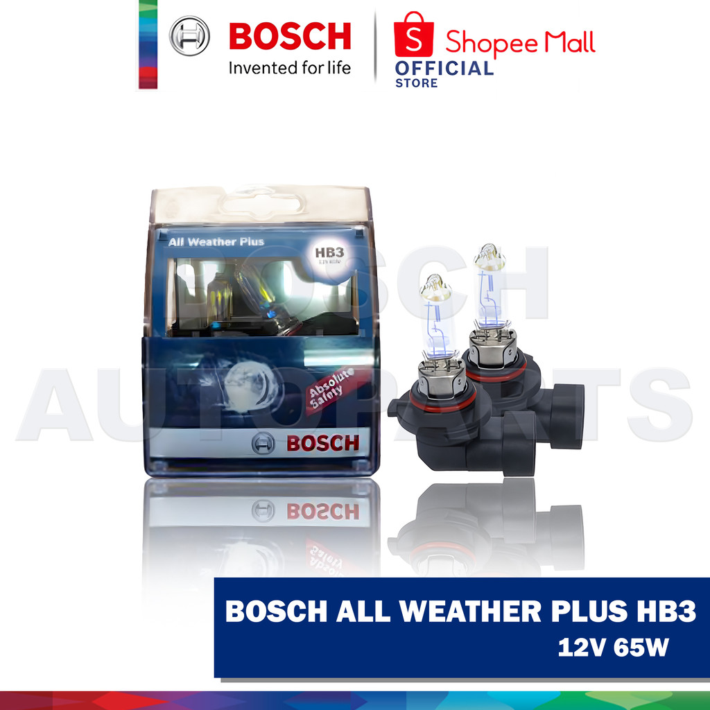 Bosch Bulb All Weather Plus HB3 12V 65W (9005) | Shopee Philippines