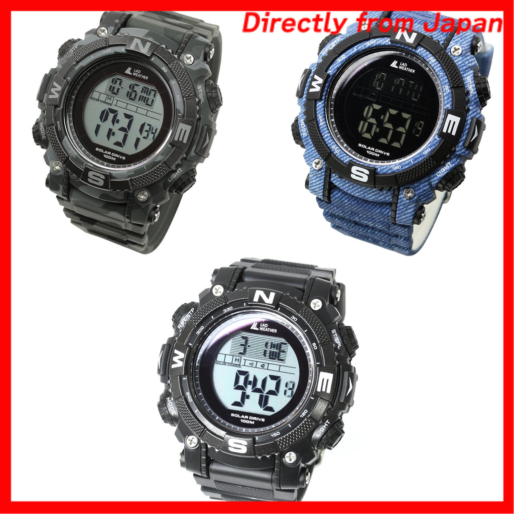 [Rad Weather] Solar Watch Men's Watch Digital Watch Military 100m ...