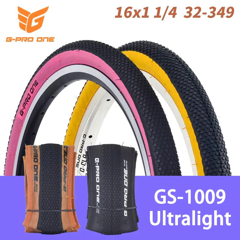 2Pack G-PRO ONE 16inch Bicycle Tire for 32-349 16x1 1/4 Small Wheel ...