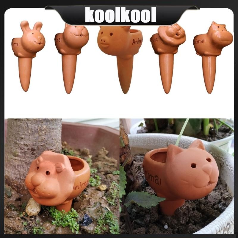 kool Ceramic Plant Self-Watering Drippers Automatic Watering Planter ...