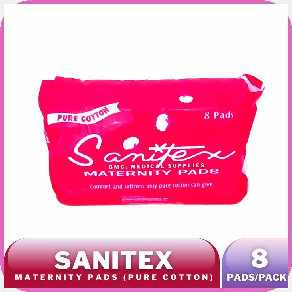 Sanitex|o_Df-~g?Maternity*y?Pads*G?(8PADS/PACK) | Shopee Philippines