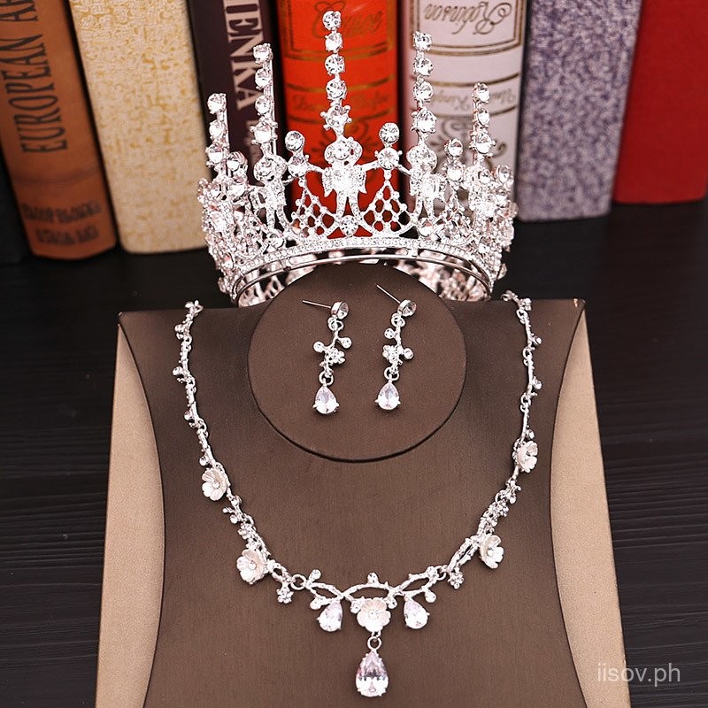 New elegant2019Headdress Golden Baroque Princess Crown Wedding Dress ...