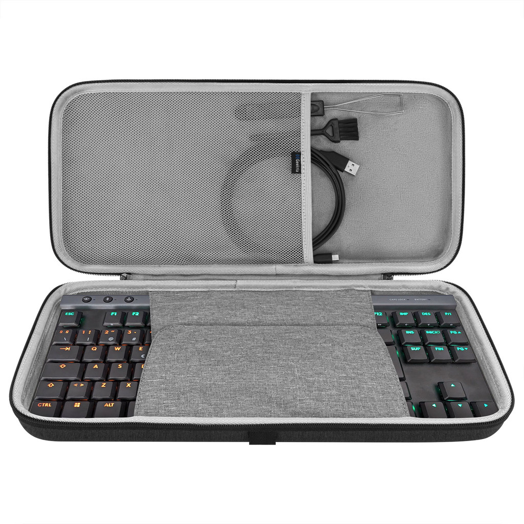 Geekria Hard Shell TKL Keyboard Case for 80%/87 Key Mechanical Gaming ...