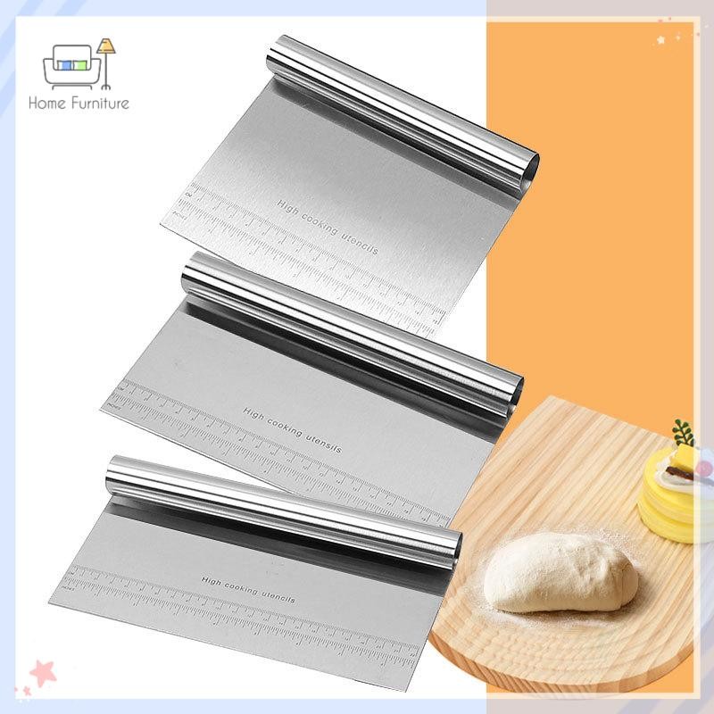 gongjing3 Stainless Steel Flour Cutter With Scale, Dough Cutter, Baking ...