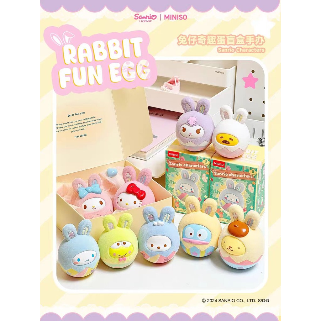 Miniso Sanrio Rabbit Egg Series Blind Box | Shopee Philippines