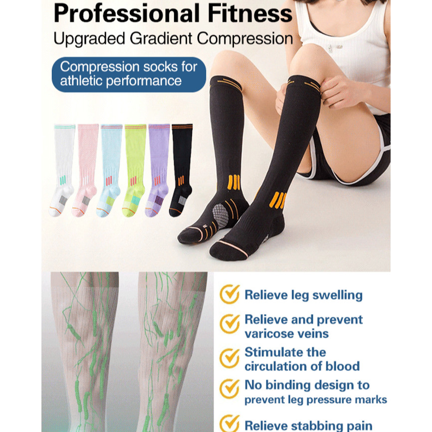 elasticity Socks compression stockings Improve circulation Nonslip ...